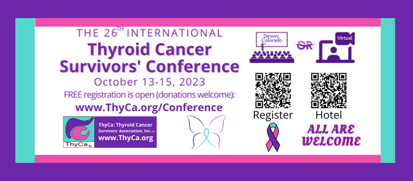 26th International Thyroid Cancer Survivors’ Conference - oneGRAVESvoice